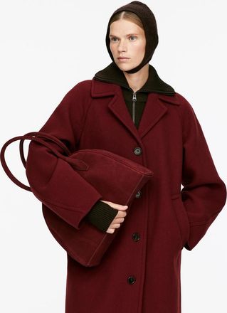 Arket Balaclava Aus Alpakawolle Und Wolle -Braun