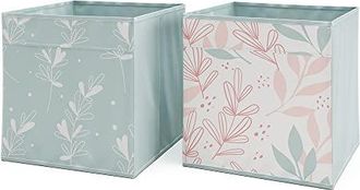 Vicco Bo&icirc;te pliante, Turquoise, 30 x 30 cm Set de 2