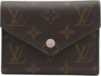 Louis Vuitton Portefeuille Victorine Monogram Pre-owned - Femme - Pre-owned - Brun - Taille: ONE Size