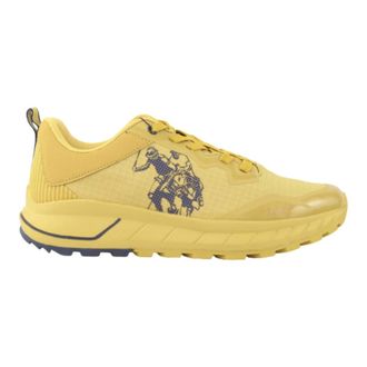 U.S.Polo Association Gelbe Laufschuhe Seth001 aus Kunstleder/Mesh f&uuml;r Herren - - Shoes - Herren - Gelb - 40 EU