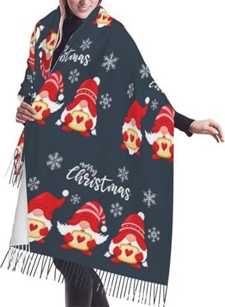Yaxinduobao Joli châle de Noël pour femme, écharpe tendance automne-hiver, grande couverture écharpe, Comme indiqué sur la photo, taille unique