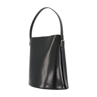 Coperni Womens Calfskin Leather Shoulder Bag Black