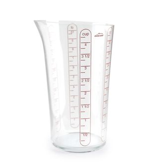 Lacor Lacor - 67071 - Basic-Messbecher, Behälter mit Maßen, Flüssigkeitsmesser, Kunststoff, BPA-frei, 10,5 cm, 1 l