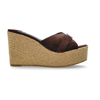 Jimmy Choo London Keilsandalen Leda - - Shoes - Damen - Braun - 40 EU