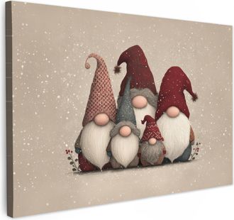 MuchoWow &copy; Weihnachtsdeko Leinwandbild 60x40 cm Dekoration Wohnzimmer Bilder Pictures Weihnachtsgeschenke Decoration Living Room Deko Moderne Bild Geschenke Wi