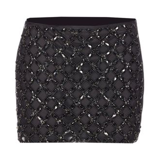 Liu Jo Femme, Jupes, Noir, Taille: 38 FR Jupe Courte