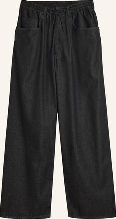 Yohji Yamamoto Y-3 Denim Hose schwarz