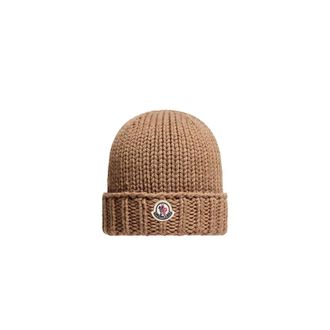 Moncler Beanies - unisex - Accessoires - Brun - Taille: L