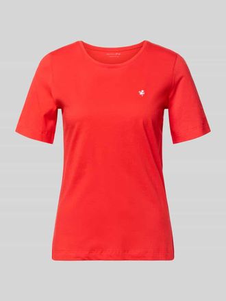 Christian Berg T-Shirt mit Motiv-Stitching und Rundhalsausschnitt
