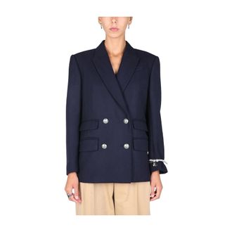 Alexander McQueen Blazer - - Jackets - Damen - Blau - S