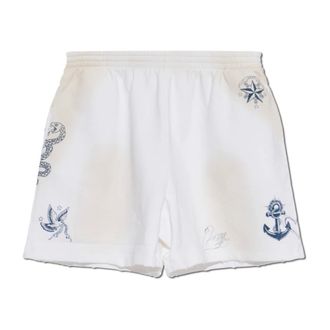 Balenciaga Herren, Shorts, Wei&szlig;, SGr&ouml;&szlig;e