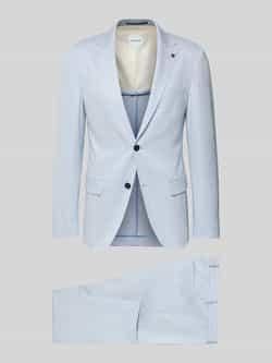 Roy Robson Slim Fit Anzug mit steigendem Revers