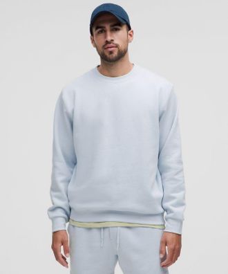 lululemon Sweat col rond Steady State pour Hommes - Bleu - Taille XL