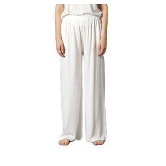 Sminfinity Sommerliche Palazzo-Hosen - - Trousers - Damen - Wei&szlig; - XS/S