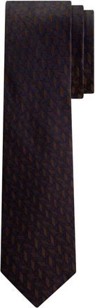 Michael Kors Homme, Accessoires, Brun, Taille: ONE Size Cravate Herringbone Geo