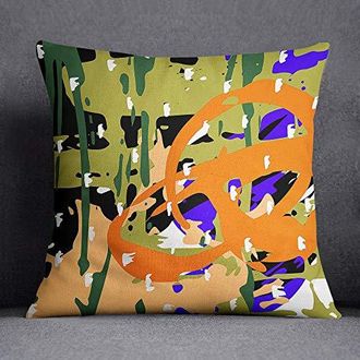 Bonamaison Le Jardin du Lin Kissenhüllen, Cotton, Mehrfarbig, 45x45