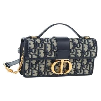 Dior Pre-owned Toile sacs-dior - Femme - Pre-owned - Bleu - Taille: ONE Size