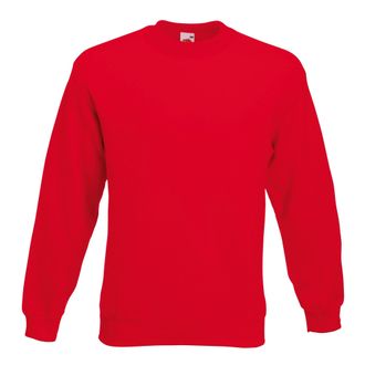 Fruit Of The Loom Herren Sweatshirt Premium Set-In Sweat 62-154-0 Red L