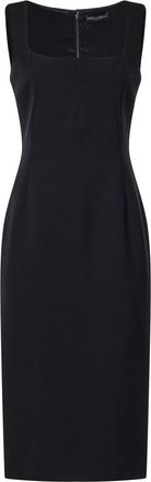 Dolce & Gabbana Knielanges Kleid - Schwarz