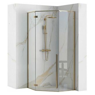 Rea cabine de douche diamond gold 90x90