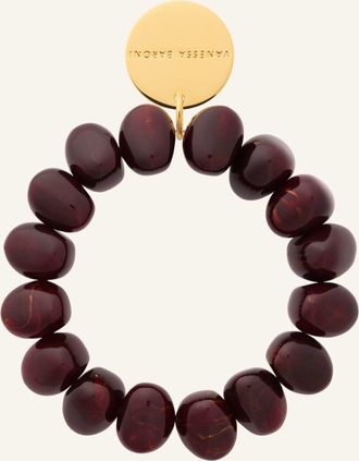 Vanessa Baroni Vanessa Baroni Armband Stone Flex Bracelet Bordeaux Marble By Glambou gold