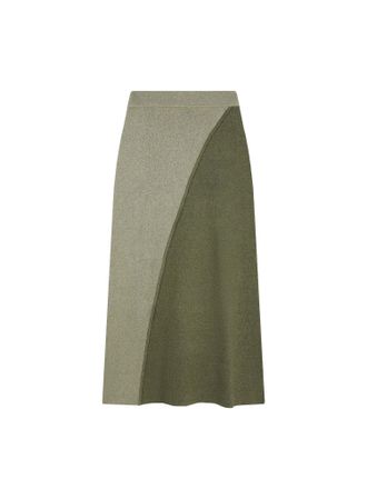 Scalpers Lurex Duo Knit Skirt