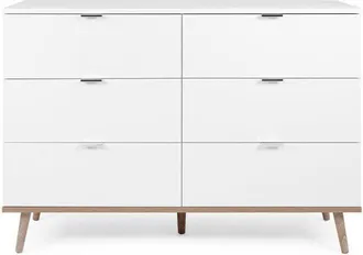 Finori CALICOSY - Commode 6 Tiroirs L120 cm - COPENHAGUE