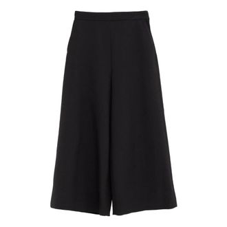 Chlo&eacute; Femme, Pantalons, Noir, Taille: 38 FR Wide Pantalons