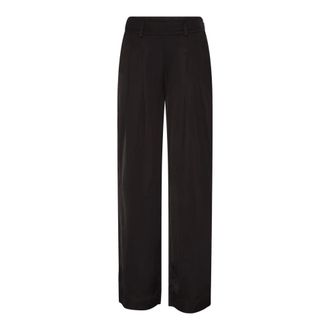 Bruuns Bazaar Wide Hosen - - Trousers - Damen - Schwarzk - XL
