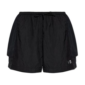 Yohji Yamamoto Femme, Shorts, Noir, Taille: 42 FR Mesh Shorts