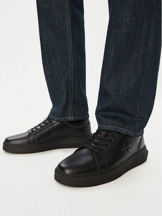 Calvin Klein Sneakers Chunky Cupsole Mono Lth YM0YM01317 Schwarz