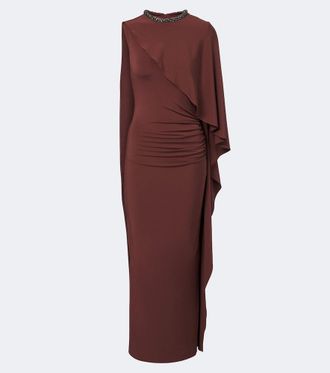 Roland Mouret Robe longue &agrave; cristaux
