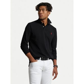 Polo Ralph Lauren Poloshirt 710680790045 Schwarz Custom Slim Fit