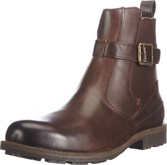 Tommy Hilfiger Clift 6A FM56815995, Herren Biker Boots, Braun (Coffee Bean 212), EU 45