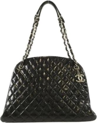 Chanel Pre-owned Sacoche Ligne Mademoiselle en cuir - Femme - Pre-owned - Noir - Taille: ONE Size