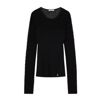 Patrizia Pepe Maglia in misto fibre a finezza 16 - - Tops - Damen - Schwarzk - XS