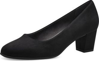 Jana Damen Pumps mit Blockabsatz Vegan, Schwarz (Schwarz), 38 EU