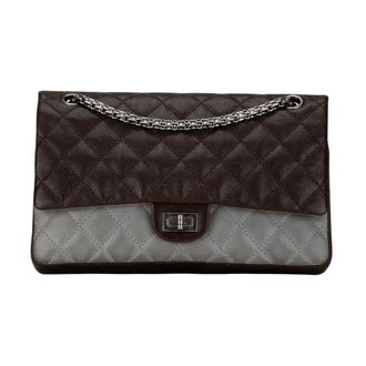 Chanel Sac bandouli&egrave;re Pre-owned Reissue 2.55 Double Flap 226 - Femme - Pre-owned - Brun - Taille: ONE Size