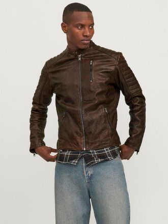Jack & Jones Lederjacke JJERICHARD LEATHER JACKET NOOS