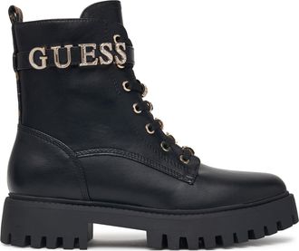 Guess Schn&uuml;rstiefeletten Guess FLFFIC ELE10 Schwarz