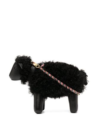Thom Browne petit sac Sheep &agrave; cha&icirc;ne tricolore - Noir