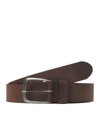 Jack & Jones Herren Jacmichael Leather Belt Noos, Brown Stone, Numeric_80