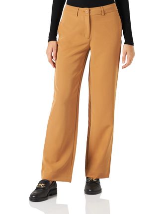 Only Womens ONLLANA-Berry MID Straight Pant TLR NOOS Hose, Tobacco Brown, 46