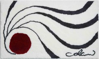 GRUND COLANI Exklusiver Designer Badteppich 100% Polyacryl, ultra soft, rutschfest, ÖKO-TEX-zertifiziert, 5 Jahre Garantie, Colani 18, Badematte 80x150 cm, 