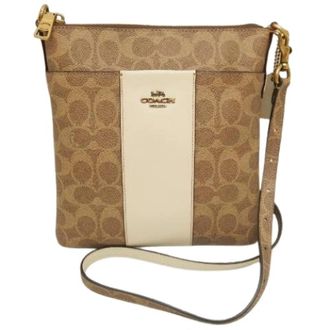 Coach Pre-owned Canvas Shoulder Bag - - Pre-owned - Damen - Beige - ONE SIZE