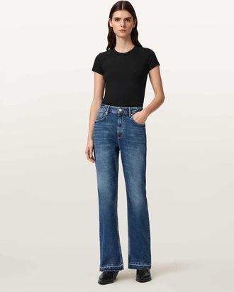 AllSaints Fable - Jean bootcut - Indigo moyen-Bleu