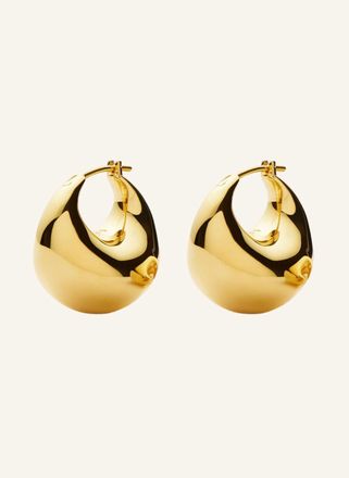 Missoma Missoma Creolen Sculptural Chubby Dome Small Hoops By Glambou gold