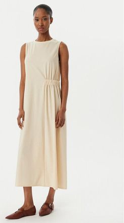 Max Mara Sommerkleid Tenebre 2515621032 &Eacute;cru Regular Fit