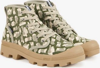 Aigle Baskets imprim&eacute;es Tenere en coton m&eacute;lang&eacute;