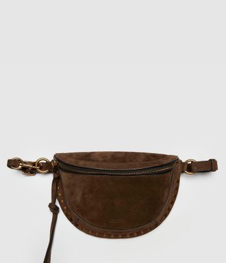 Isabel Marant Sac Banane Skano Cuir Suédé Bronze